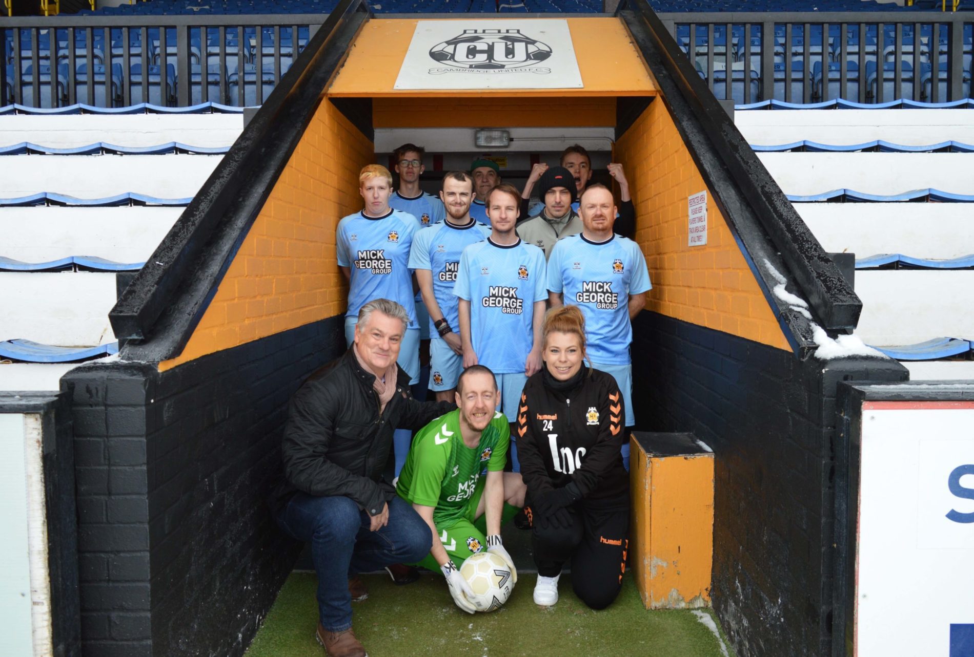 PEM Sponsor Cambridge United PAN-disability Football Team - PEM